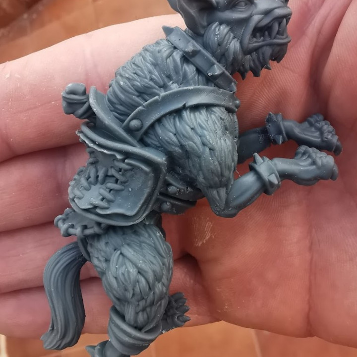 3D Printable Goblin Wolf Riders by Daniel McGrath