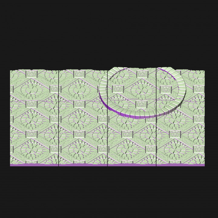 3D Printable Dark elves bases (elf) by HoloMiniatures