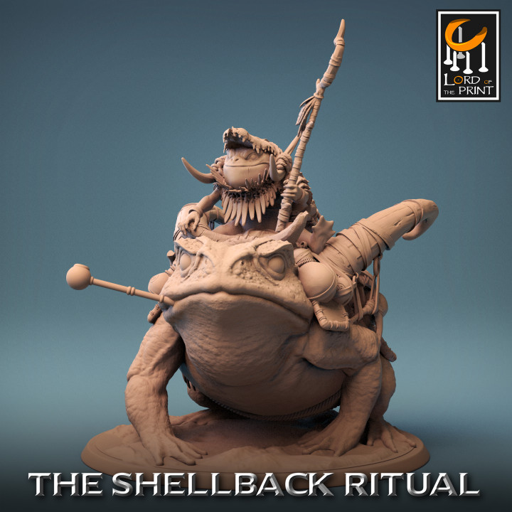 3D Printable ShellBack Mount Family by Rescale Miniatures
