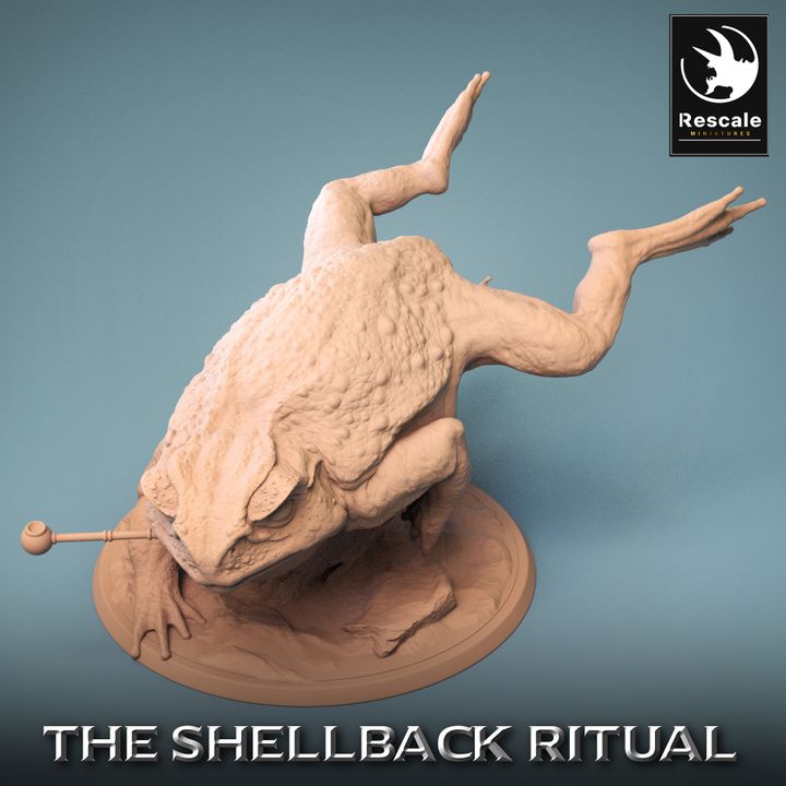 3D Printable ShellBack Mount Jump by Rescale Miniatures