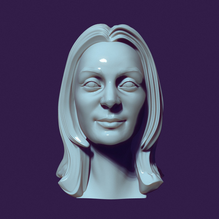 3D Printable RANDOM FACES by Viktoriya Kabanova
