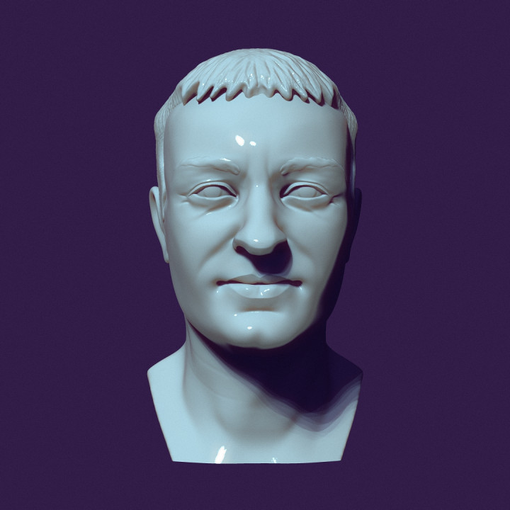 3D Printable RANDOM FACES by Viktoriya Kabanova