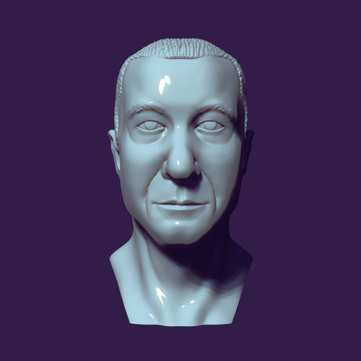 3D Printable RANDOM FACES by Viktoriya Kabanova