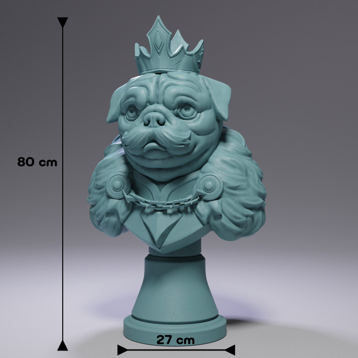 3D Printable Chess of dog by Art of V