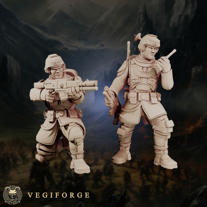 3D Printable Bellator Infantry by Vegiforge