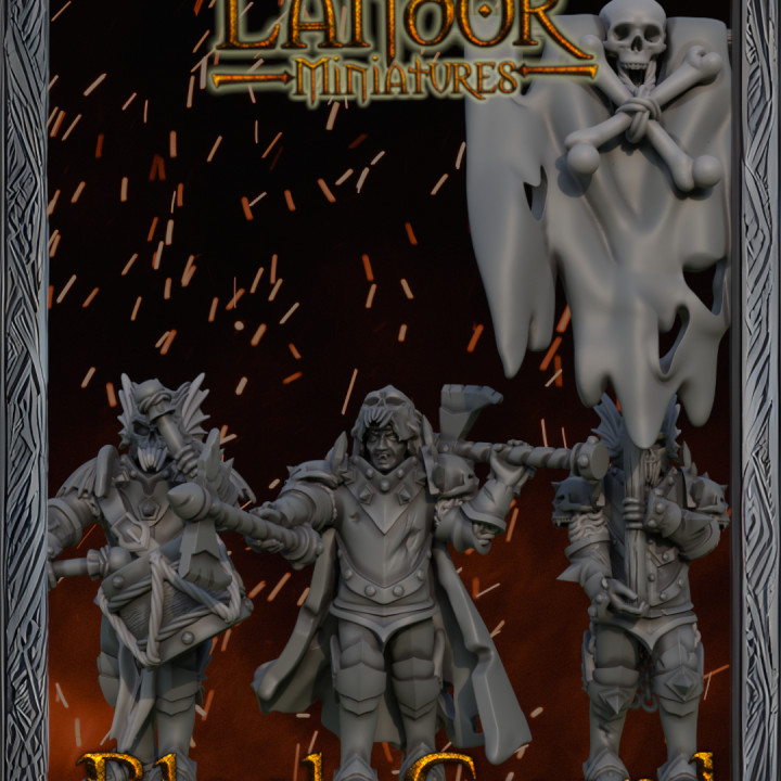 3D Printable Black Guard by Landor Miniatures