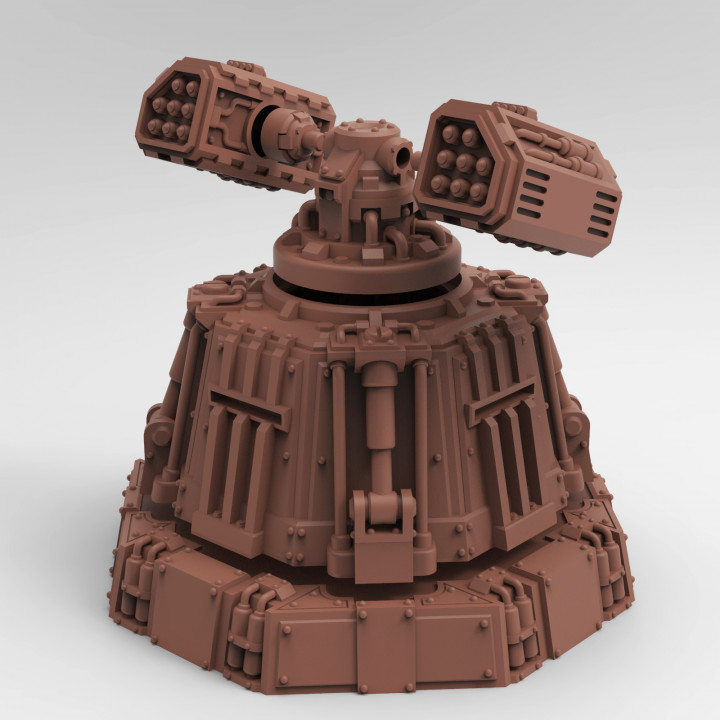 3D Printable Missile Turret by Tesseract Tomb