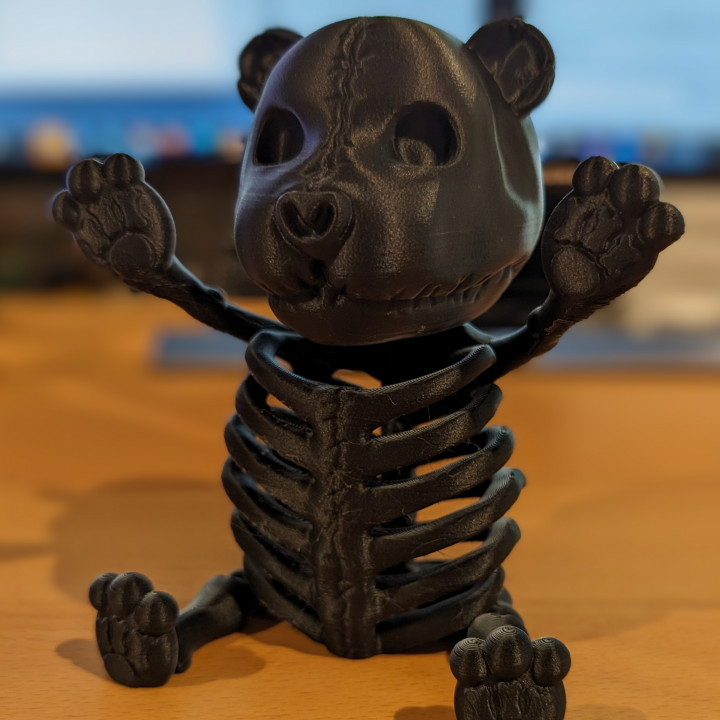 3D Print of TEDDY BEAR SKELETON DECOR - NO SUPPORTS by Gelap