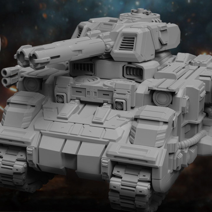 3D Printable Arctodus Battle Tank by Atlan Forge