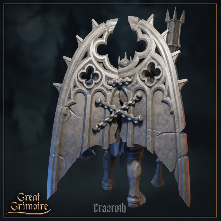 3D Printable Cursed in Stone by Great Grimoire