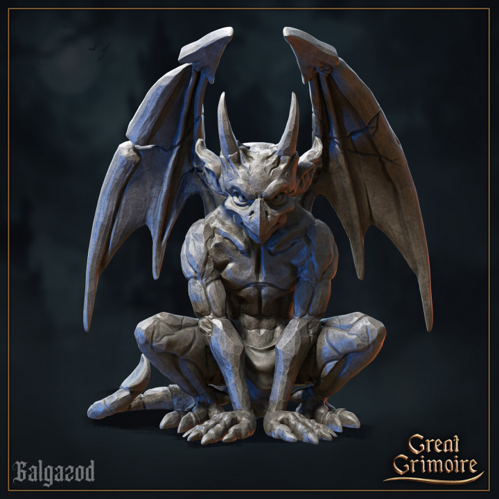 3D Printable Cursed in Stone by Great Grimoire