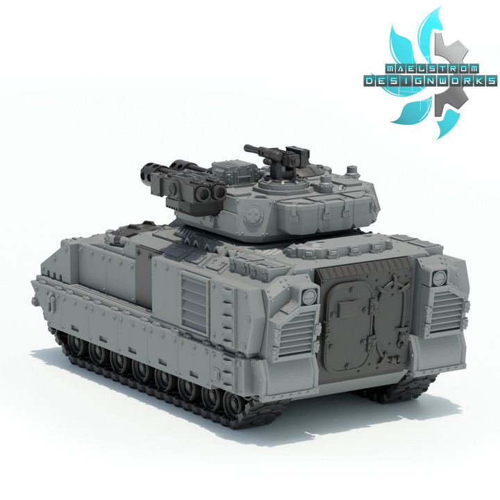 3D Printable Polaris-Pattern Mechanized Infantry Combat Vehicle by Maelstrom Designworks