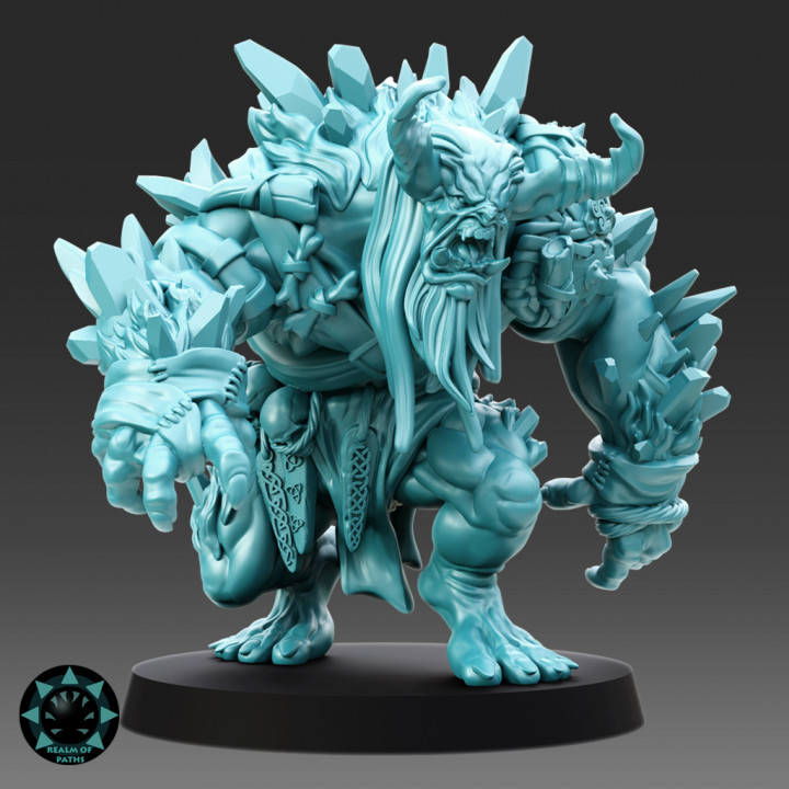 3D Printable Snow Troll - Norsemen - Brutal Drakkar - Fantasy Football ...