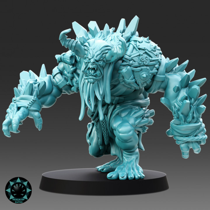 3D Printable Snow Troll - Norsemen - Brutal Drakkar - Fantasy Football ...