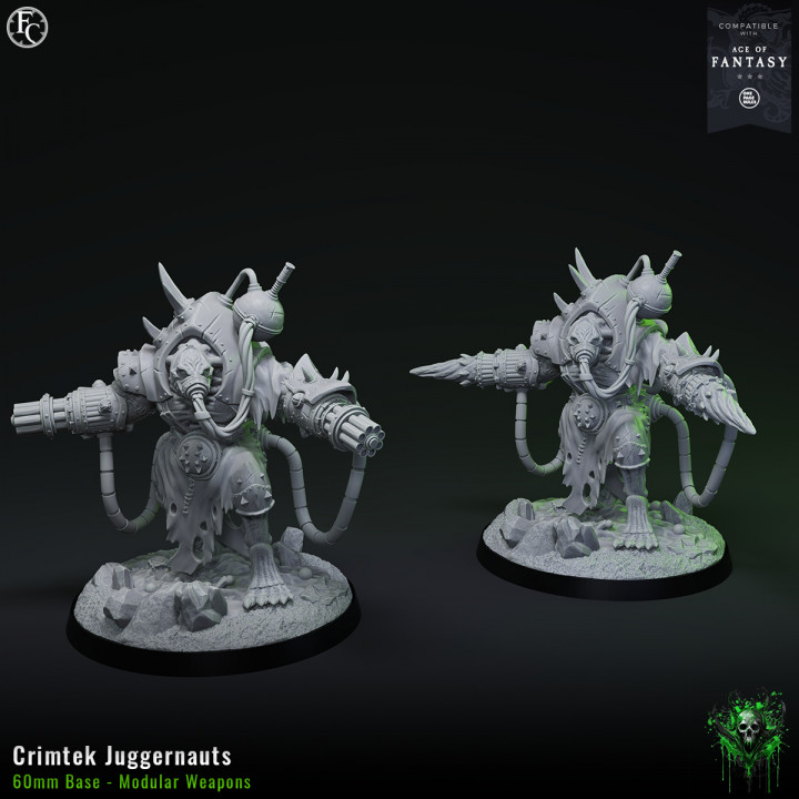 3D Printable Crimtek Juggernauts by Fleshcraft Studio