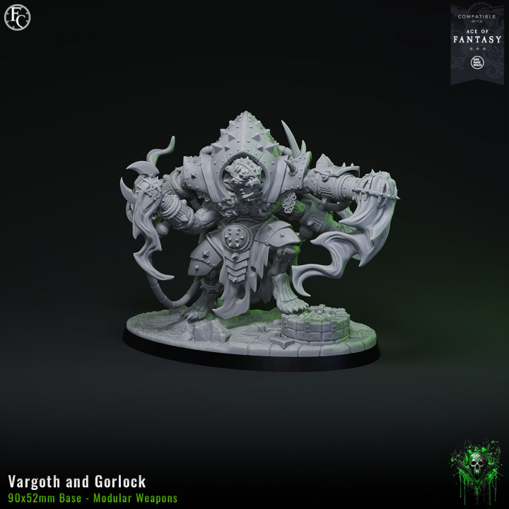 3D Printable Vargoth and Gorlock by Fleshcraft Studio