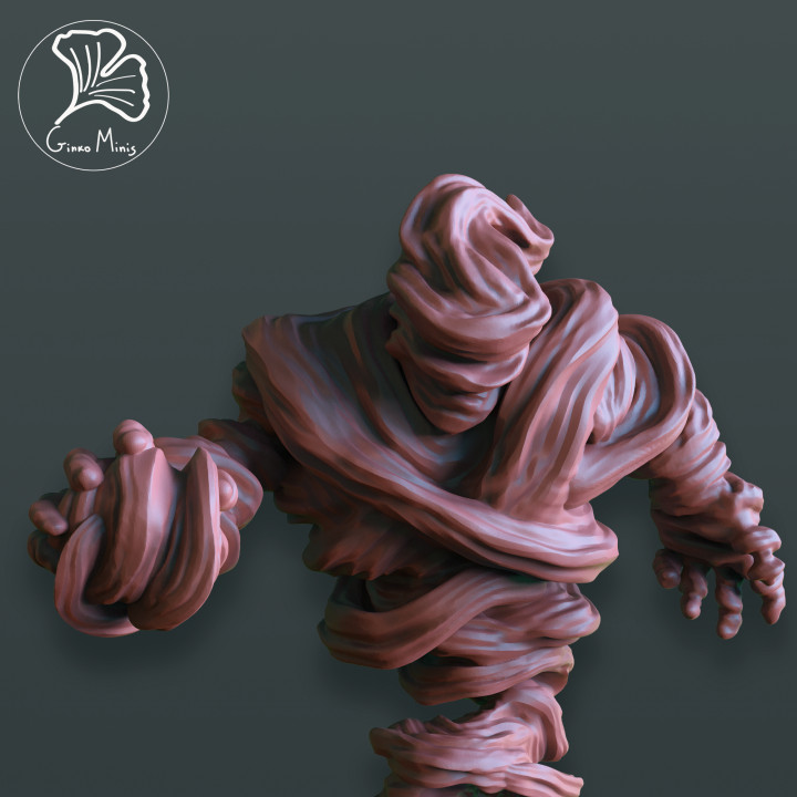 3D Printable Wind Elemental by Ginko Minis