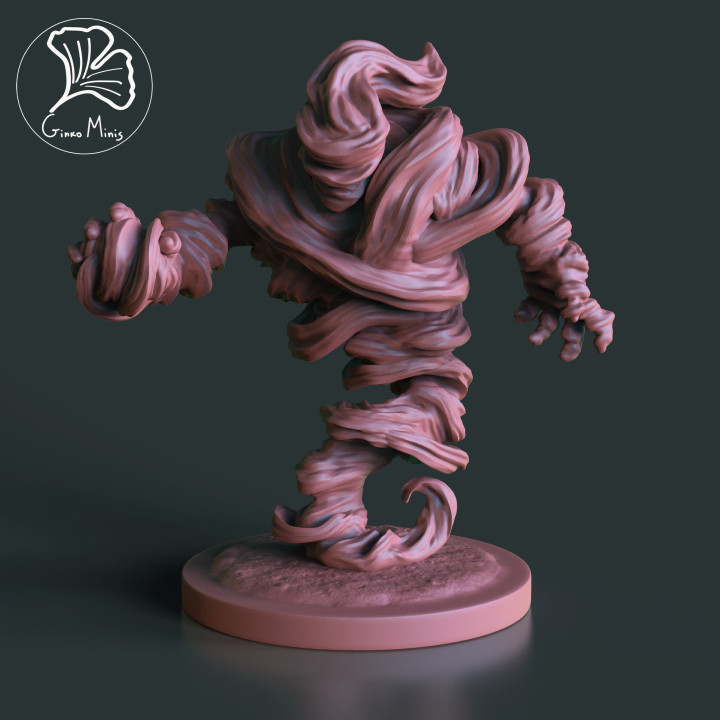 3D Printable Wind Elemental by Ginko Minis