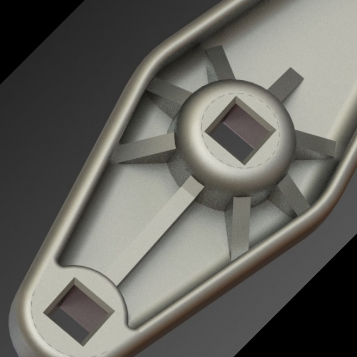 3D Printable TAP WRENCH M5 M6 M8 V2 by NerdCorner