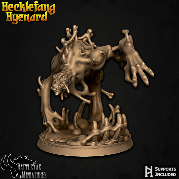 3D Printable Tar Pit Elemental B by Battle Yak Miniatures