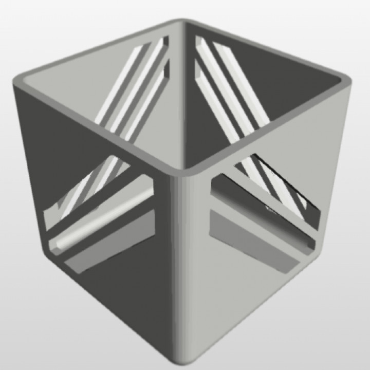 3D Printable Box / Desk Organizer by Print-TEC