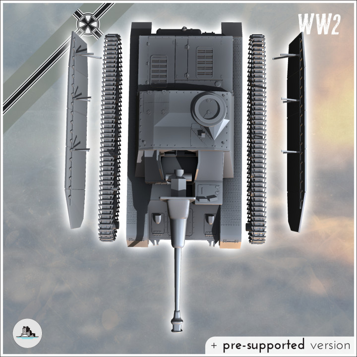 3D Printable Sturmgeschütz StuG IV - Germany Eastern Western Front ...
