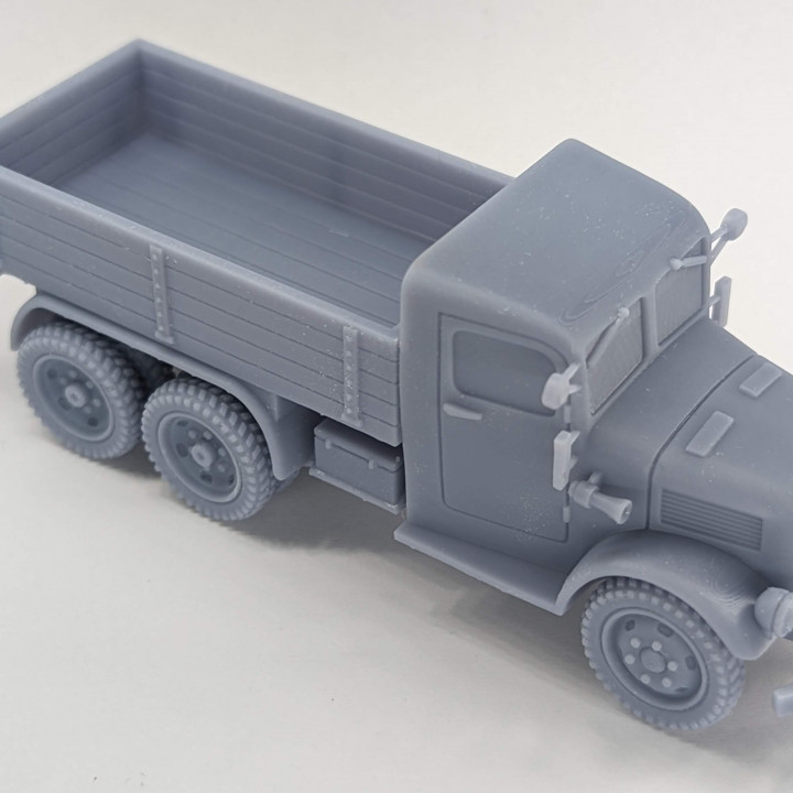 3D Printable Tatra 92 off-road truck (Czech, WW2) by Wargame3d