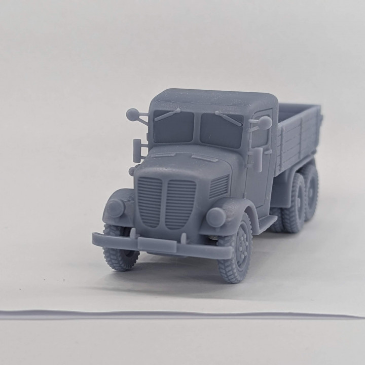3D Printable Tatra 92 off-road truck (Czech, WW2) by Wargame3d
