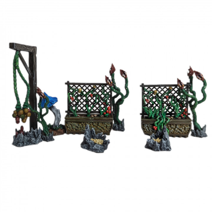 3D Printable Modular fantasy city building with bridge sections by Lex ...