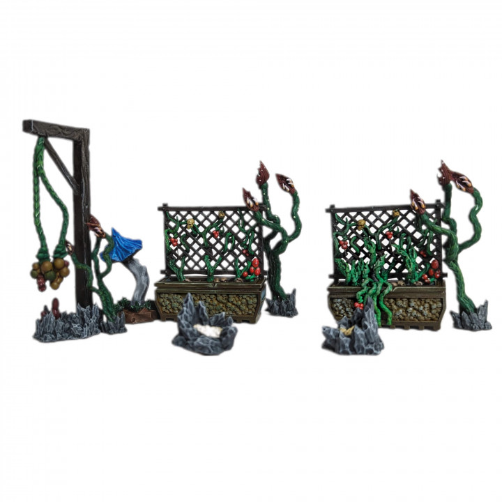 3D Printable Modular fantasy city building with bridge sections by Lex ...