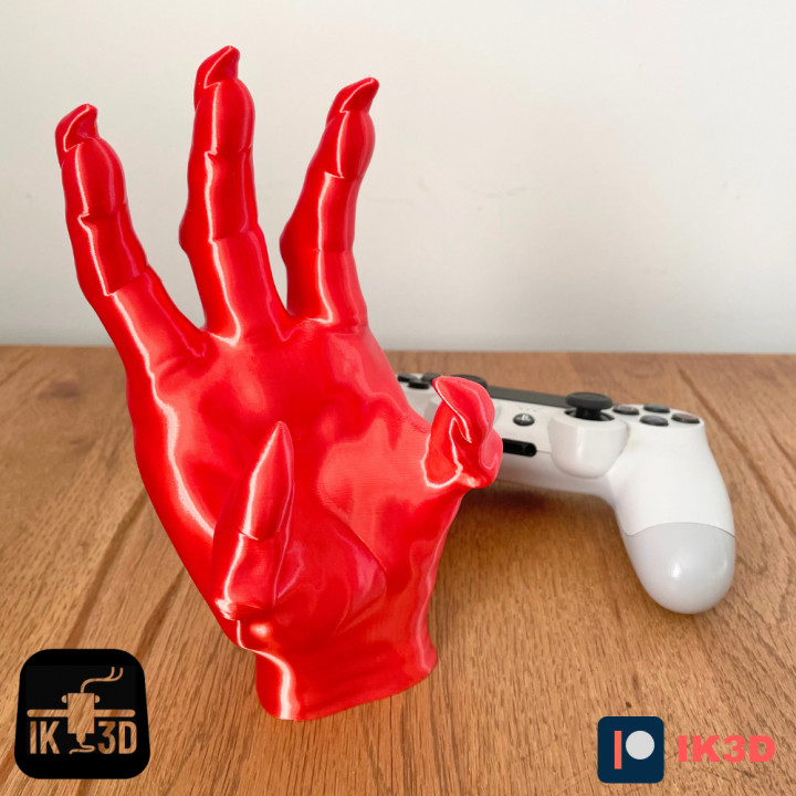 3D Printable DEMON HAND CONTROLLER HOLDER - NO SUPPORTS by IK3D