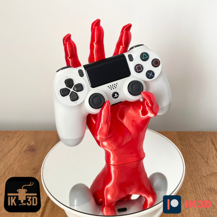 3D Printable DEMON HAND CONTROLLER HOLDER - NO SUPPORTS by IK3D