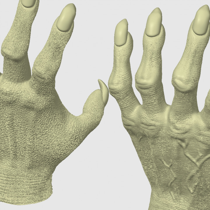 3D Printable DEMON HAND WALL MOUNTED HANGER - NO SUPPORTS by IK3D