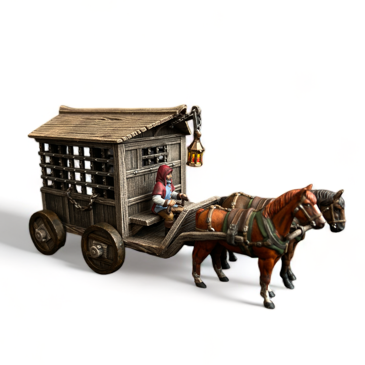 3D Printable Prison Carriage by Tiny Furniture