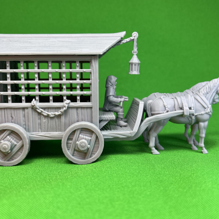 3D Printable Prison Carriage by Tiny Furniture