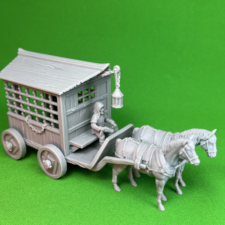 3D Printable Prison Carriage by Tiny Furniture