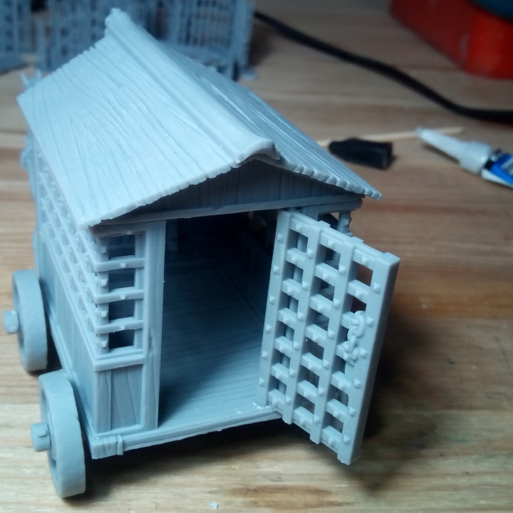 3D Printable Prison Carriage by Tiny Furniture