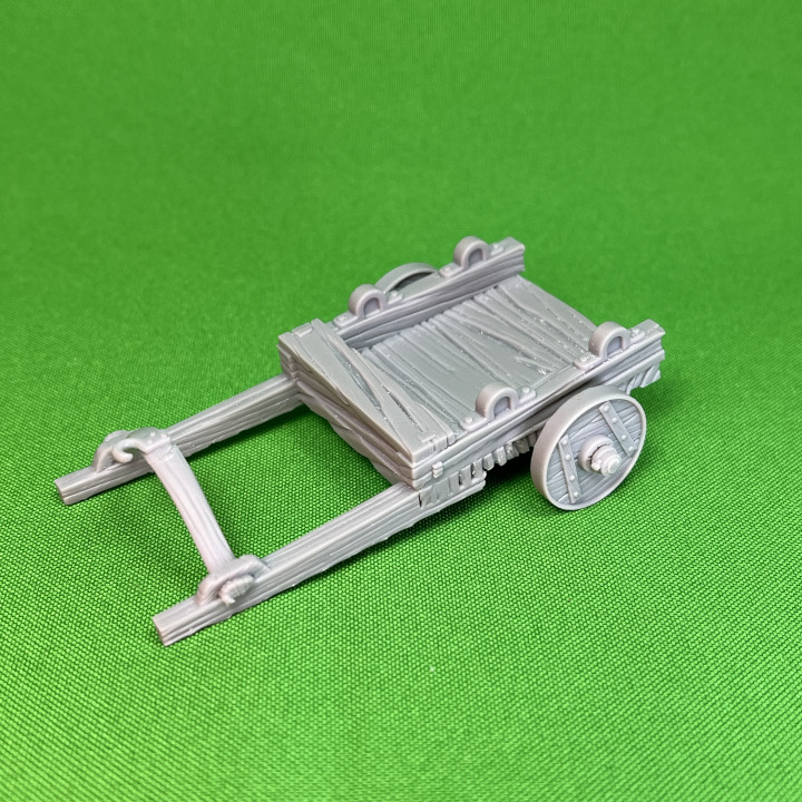 3D Printable Simple cart by Tiny Furniture