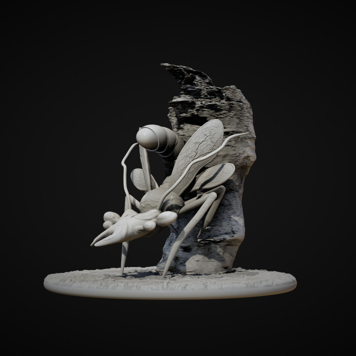 3D Printable Błotnik - Mud Insect - Slavic Bestiary by Lazy Bear