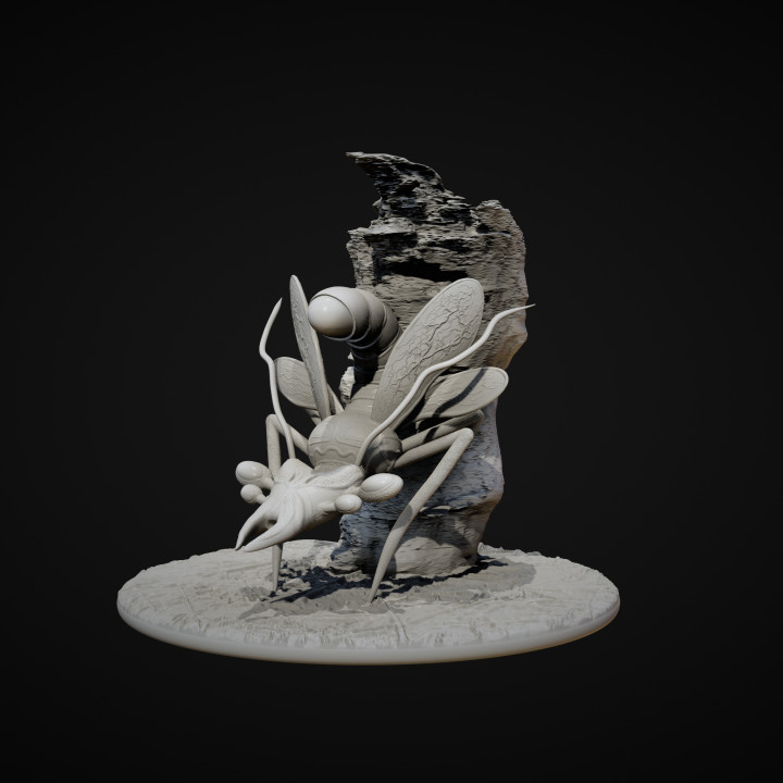 3D Printable Błotnik - Mud Insect - Slavic Bestiary by Lazy Bear