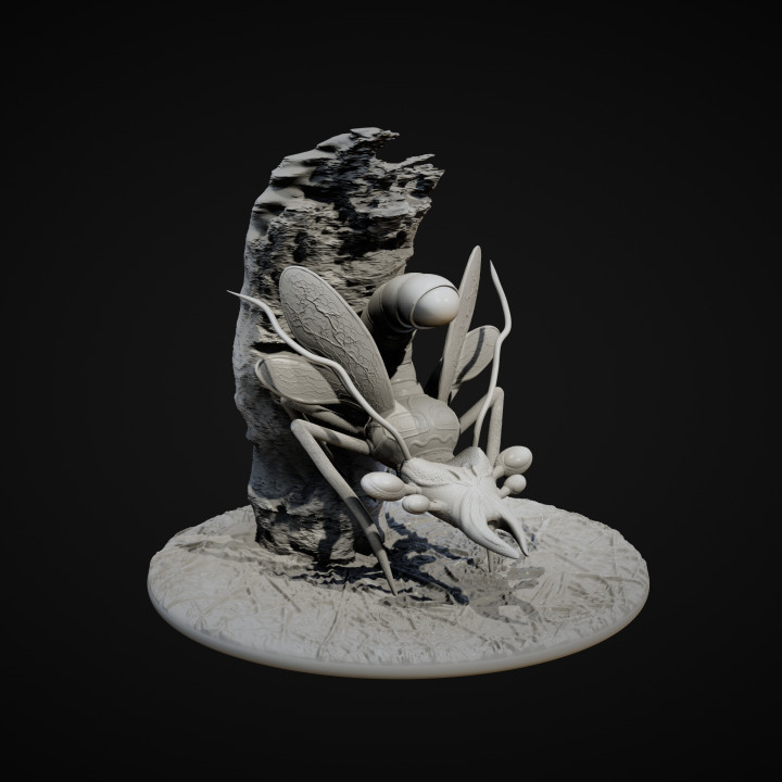 3D Printable Błotnik - Mud Insect - Slavic Bestiary by Lazy Bear