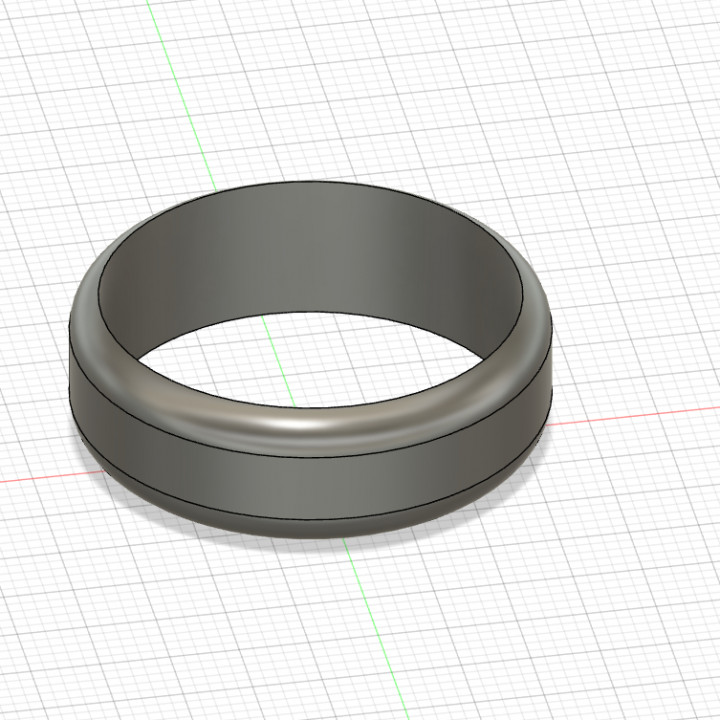 3D Printable Minimalistic Ring by Print-TEC