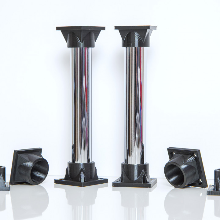3D Printable Universal Display Stand Feet by Simon Davies
