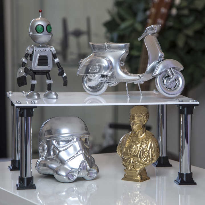 3D Printable Universal Display Stand Feet by Simon Davies