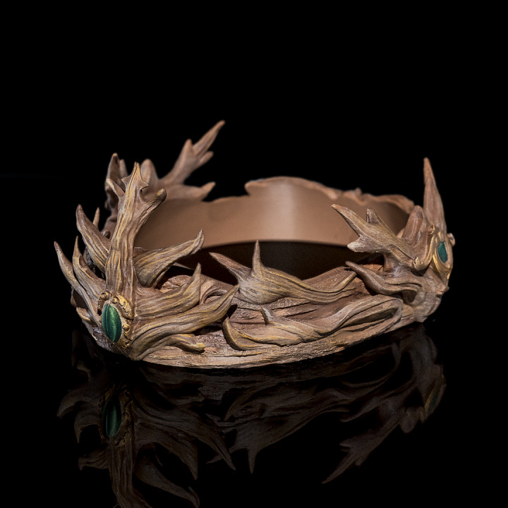 3D Printable Vine Crown by Stlflix