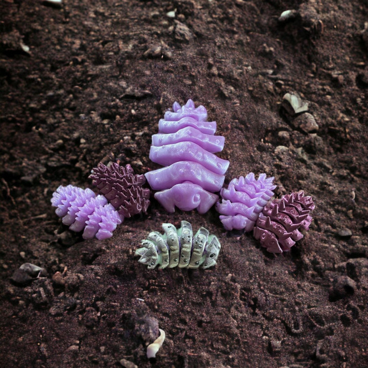 3D Printable Rolly Polly Isopods by The Dragon's Den