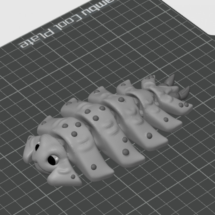 3D Printable Rolly Polly Isopods by The Dragon's Den