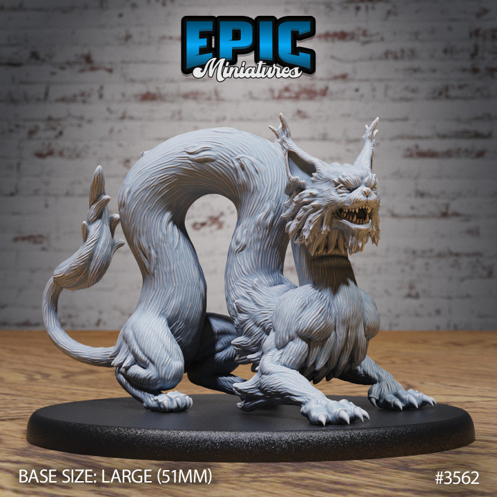 3D Printable Long Cat / Feline Beast / Catfolk / Shaolin Predator ...