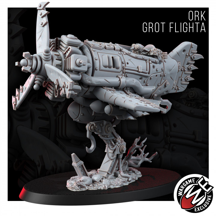 3D Printable ORK GROT FLIGHTA SKRP-1 by Wargame Exclusive