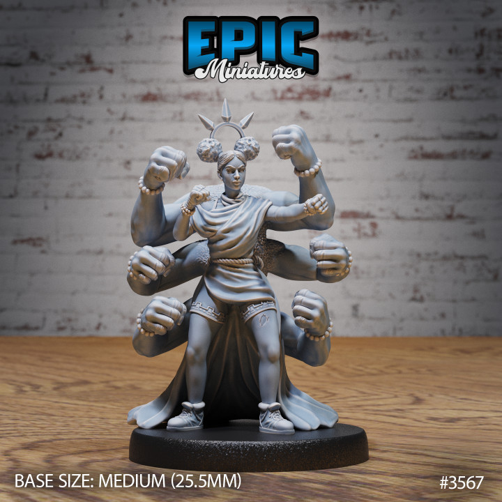 3D Printable Divine Hands Priestess Punch / Female Monk / Chinese ...